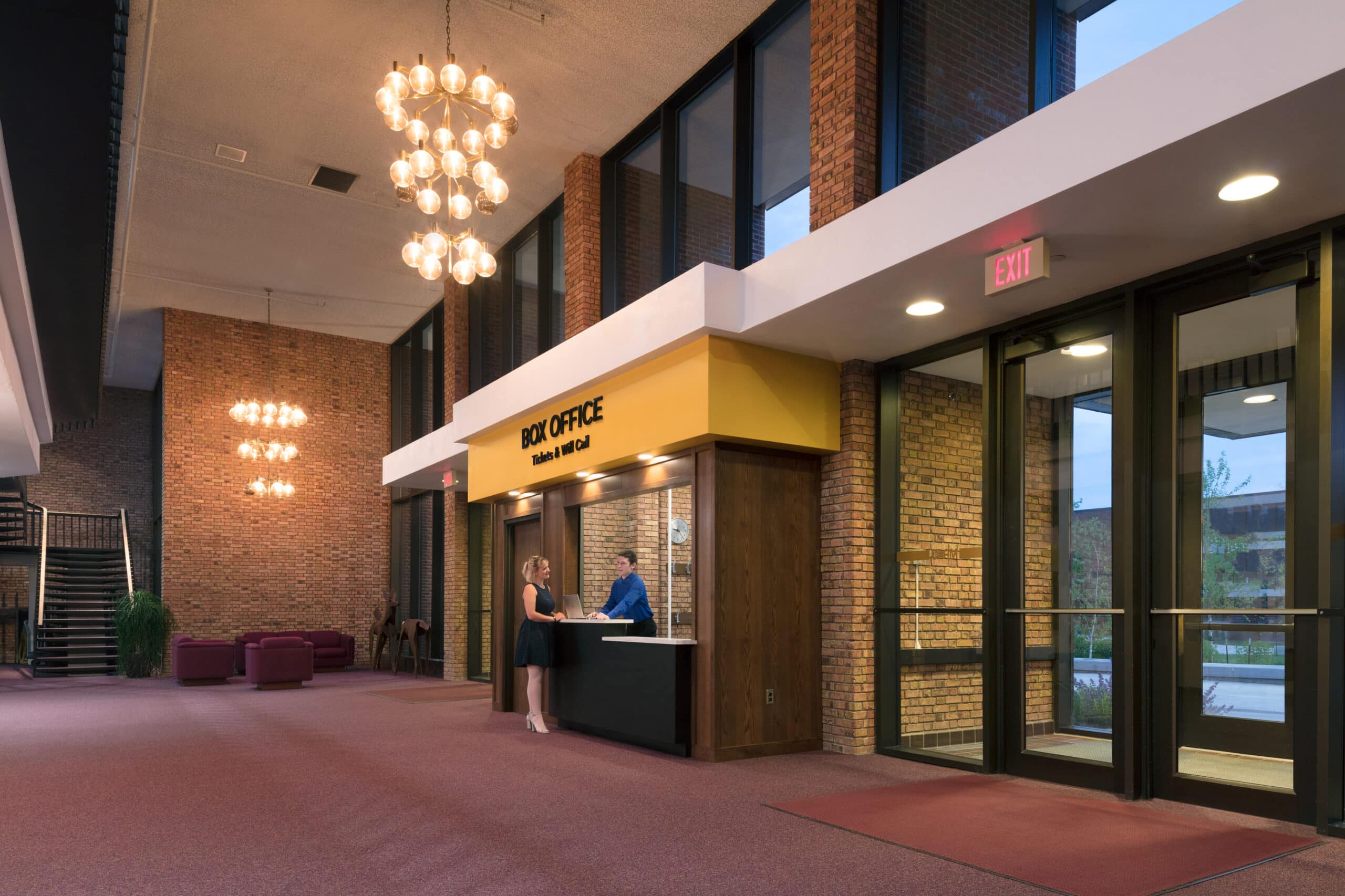 Marshall Performing Arts Center Ticket Booth Remodeling - TKDA